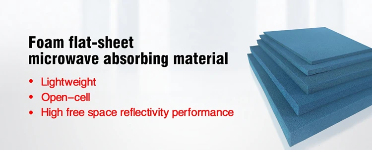 Foam pyramid elastomer-based microwave absorbing materials Products ...