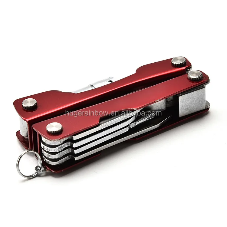 Small Mini Multipurpose Survival Pocket Knife Pliers With Led Multi-function Plier Multi Tool ...