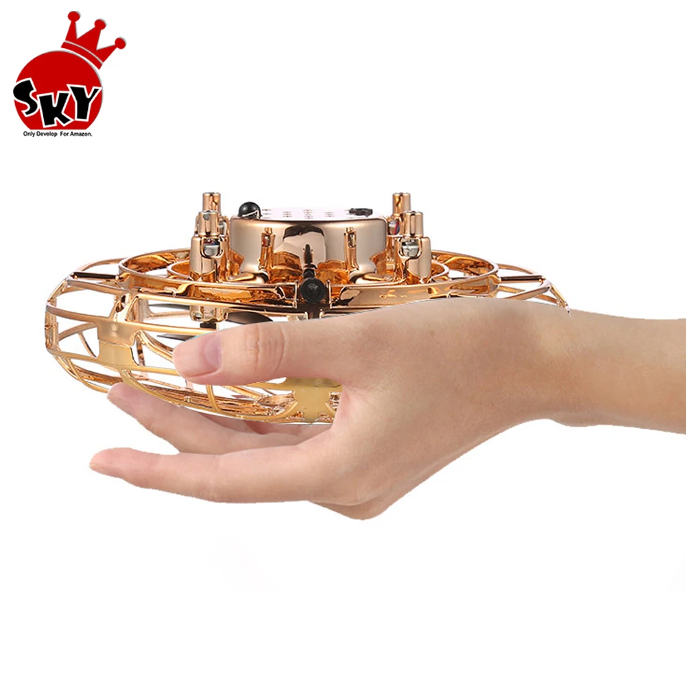 Mini Induction Ufo Drone Toys Anti-collision Helicopter Hand Ufo Aircraft Sensing Drone ...