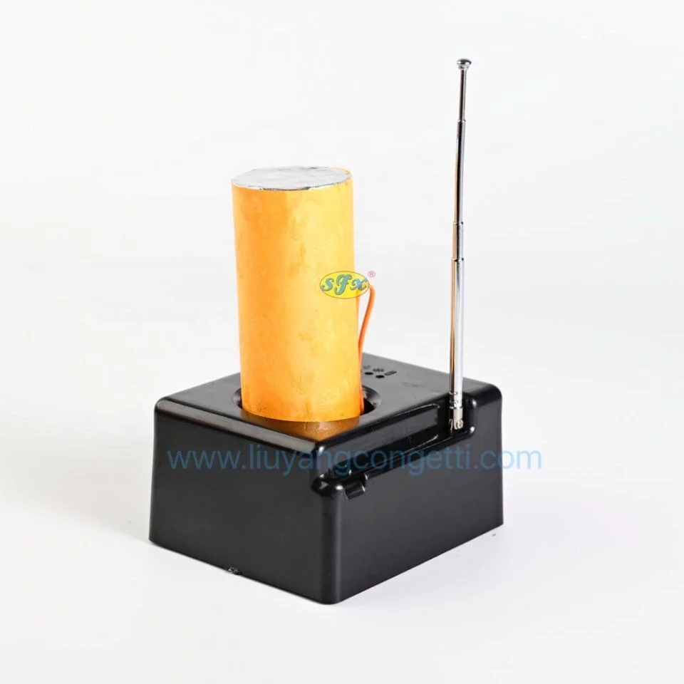 8 Cues Wireless Remote Control Fire Stage Fountain Fireworks ...