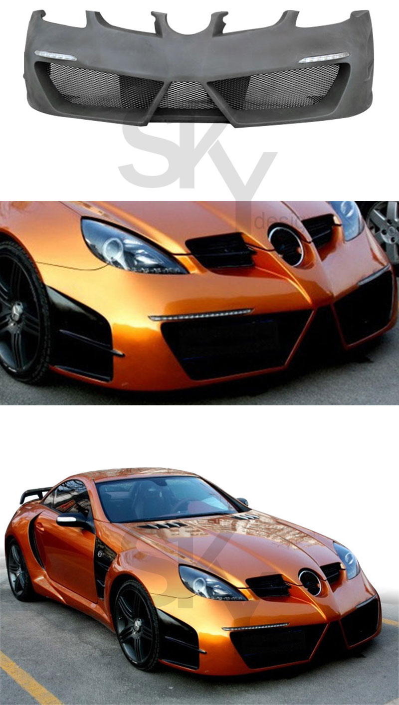 Mercedes-benz SLK R171 Wide Body Kit - Fiber Glass Bumpers