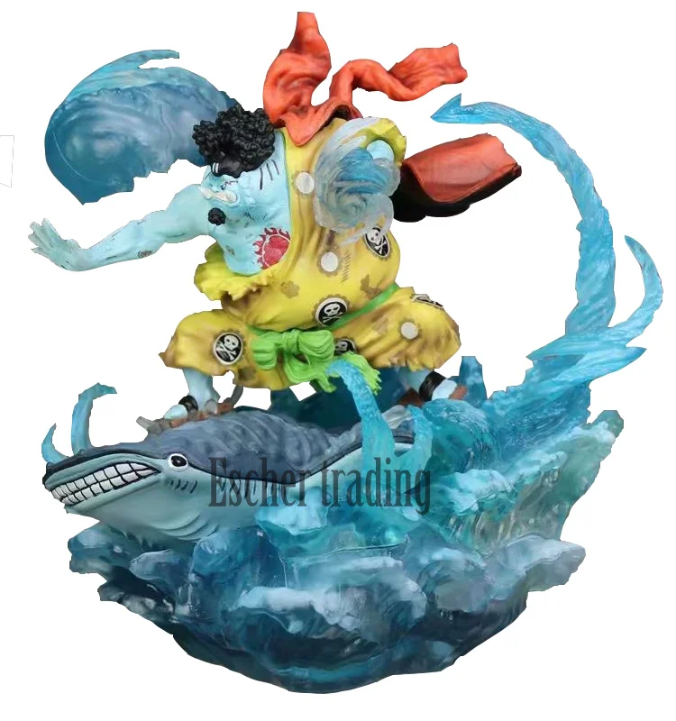 One Piece Gk Whale Shark Fish Man Jinbe War-damaged Jinbe Anime Figure ...