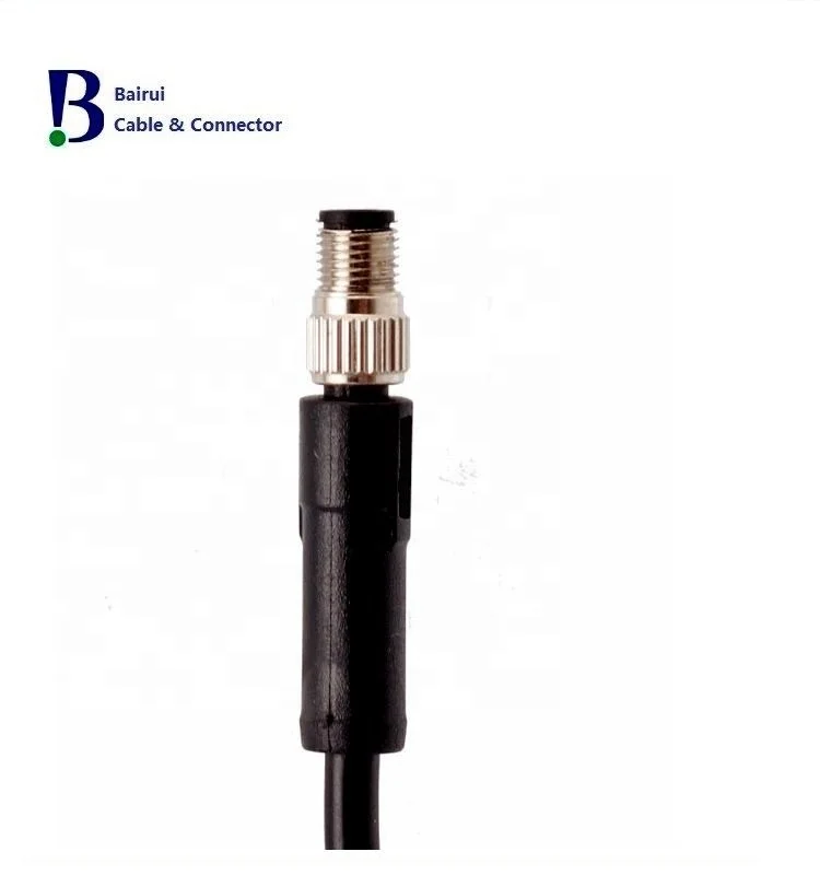 Binder M5 3 4pole Sensor Connector - IP67 Cable for Automation