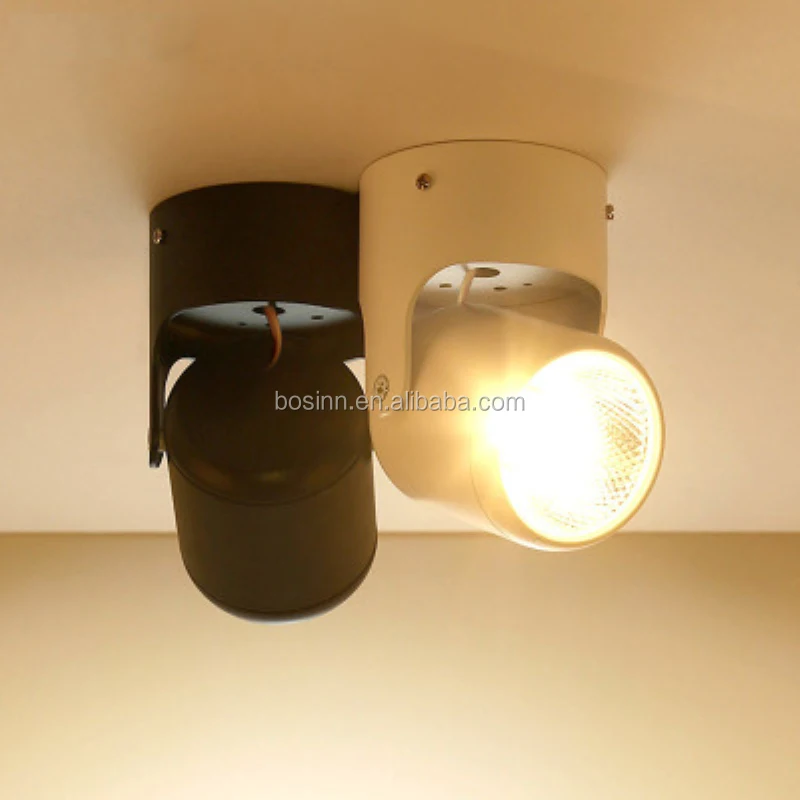 Track Lights Wall Surface Mounted Spotlight Adjustable Downlight Track ...