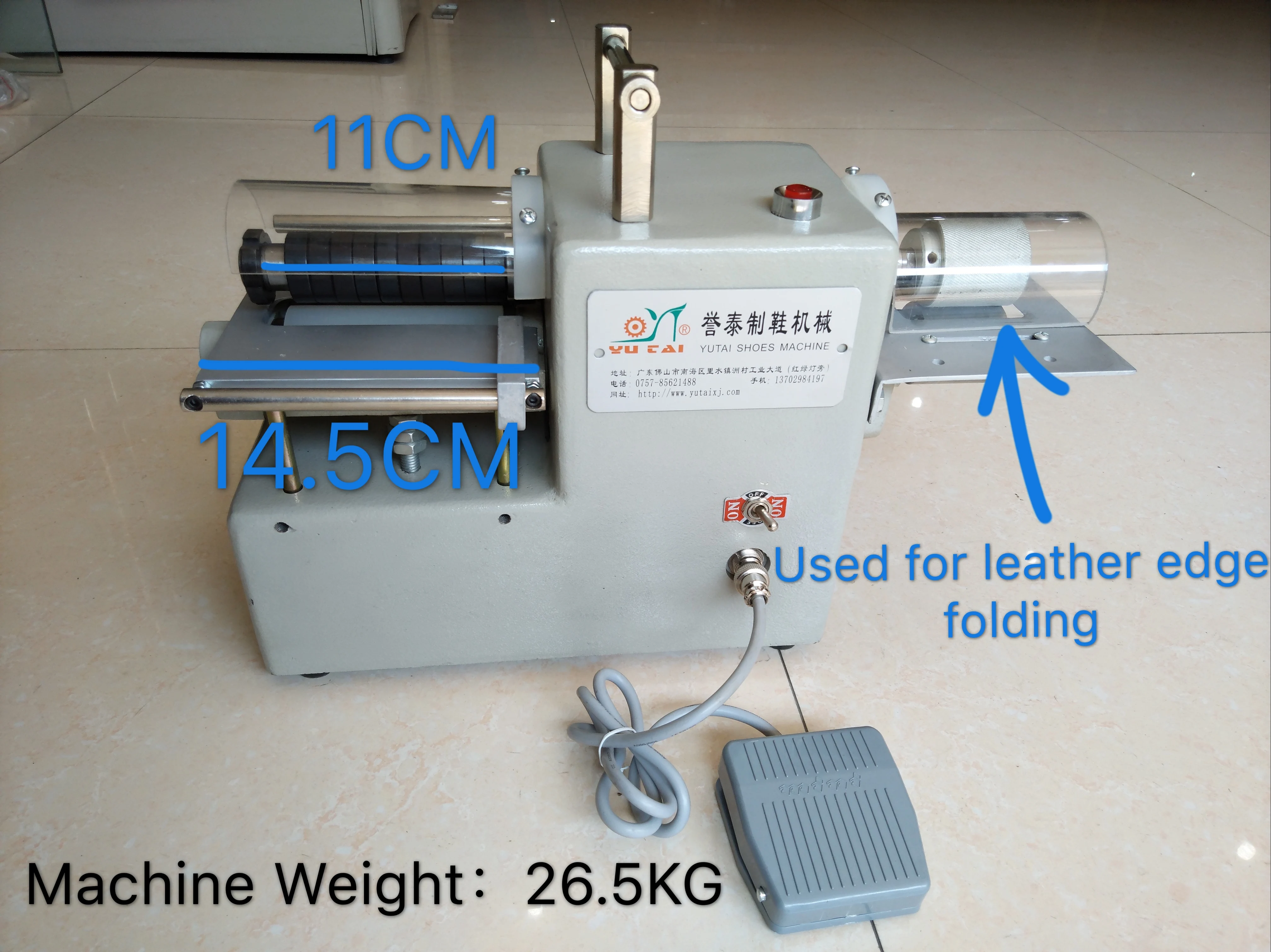 Yt-116 Small Leather Strap Cutter Leather Slitter Shoes Bags Paper ...