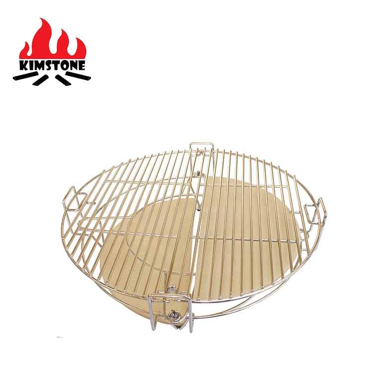 Divide & Conquer Cooking System China White Ceramic Kamado Grill ...