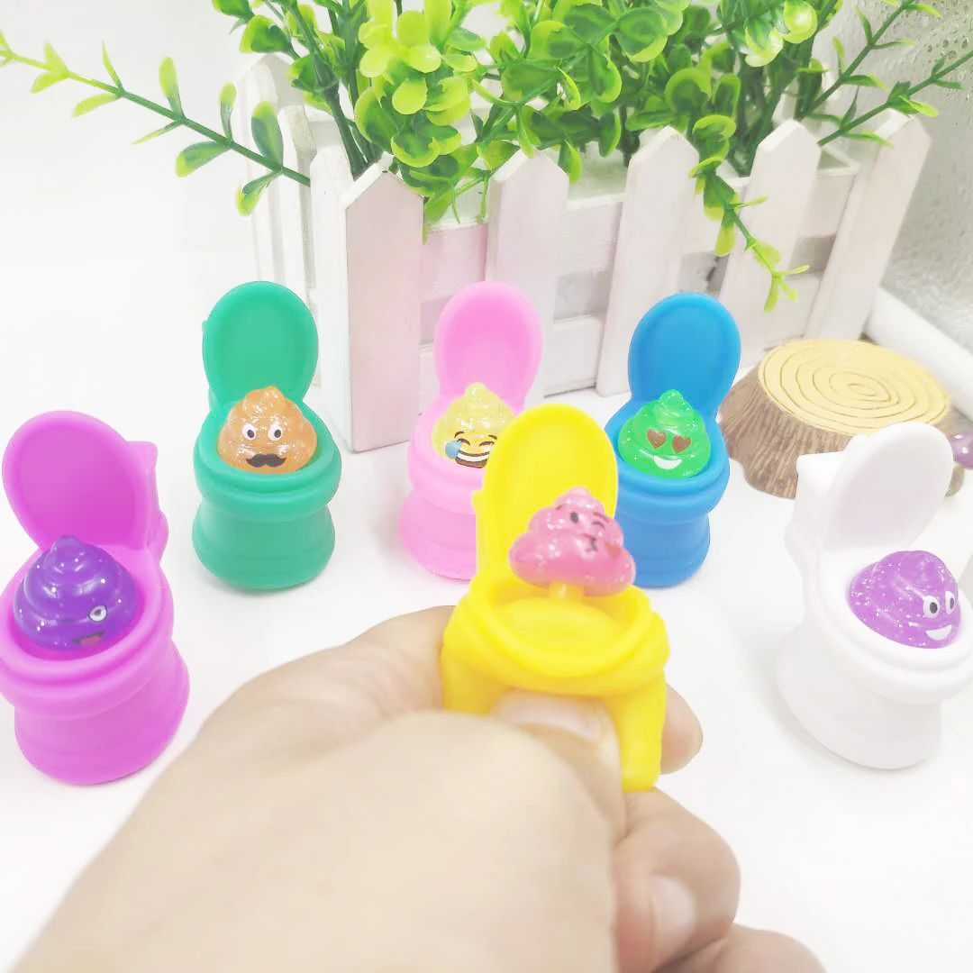 Squeeze Poop Toilet Toy - Funny Stress Reliever for All Ages