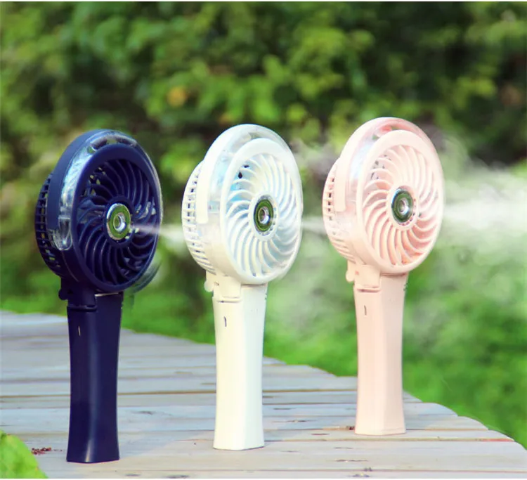 Handfan HF318 - Compact, Foldable Air Cooler with LED Lights