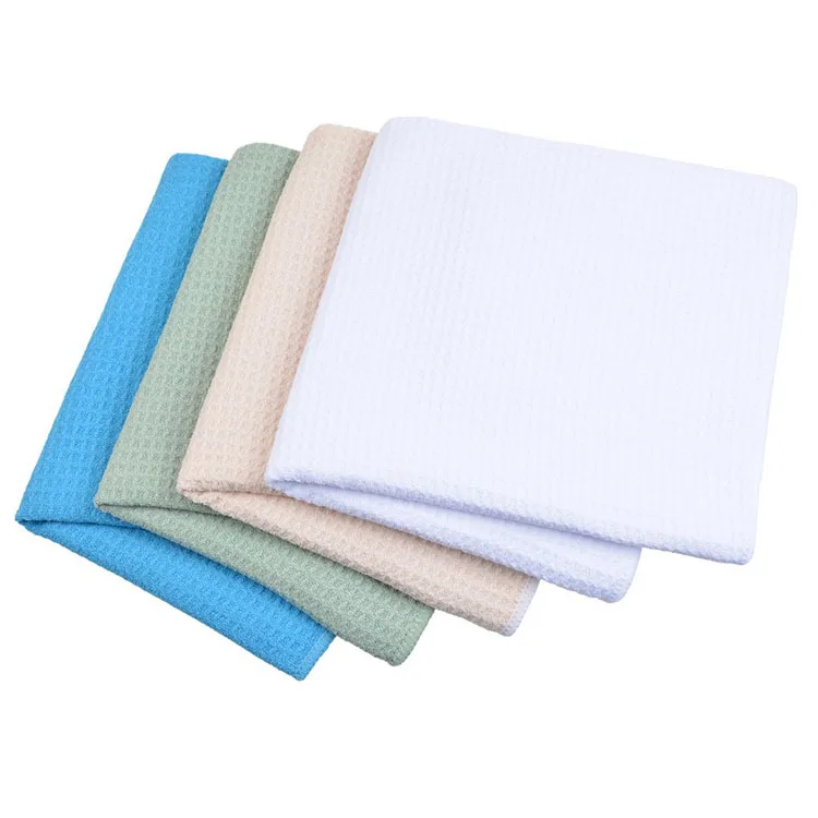 Microfiber Washcloth Drying Rags Cleaning Cloth Thick Microfiber Waffle ...