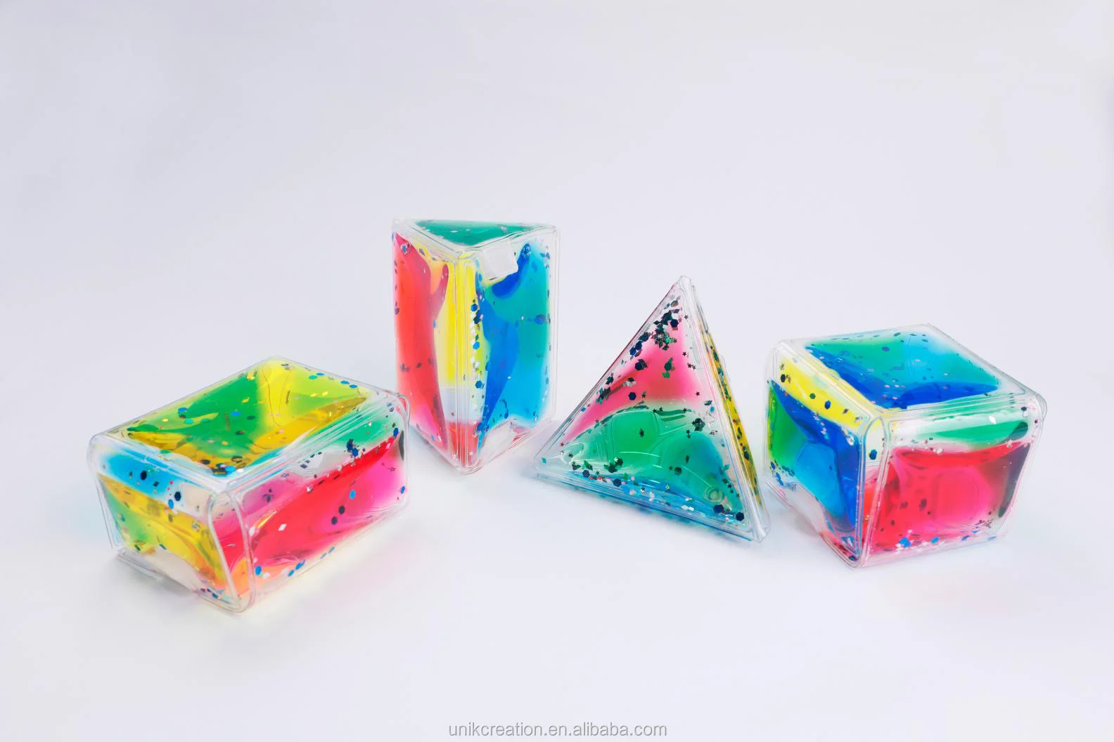 Sensory Toys Squidgy Sparkle Construction 3d Liquid Shape For Sensory ...