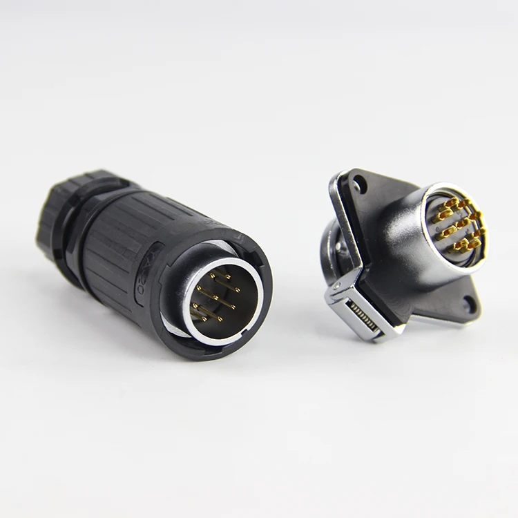 Electronic Round 10 Pin Din Waterproof Connector Socket - Buy 10 Pin ...