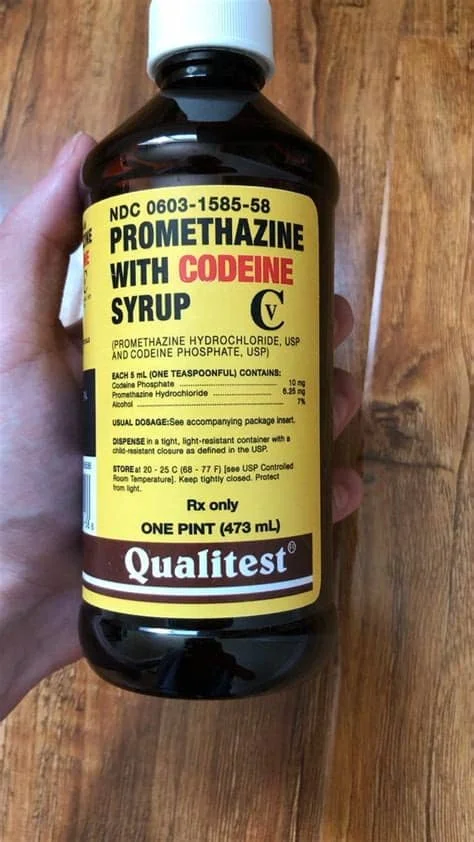 High Quality Cough Bottle Labels Hi-tech Tris Qualitest Actavis Cough ...