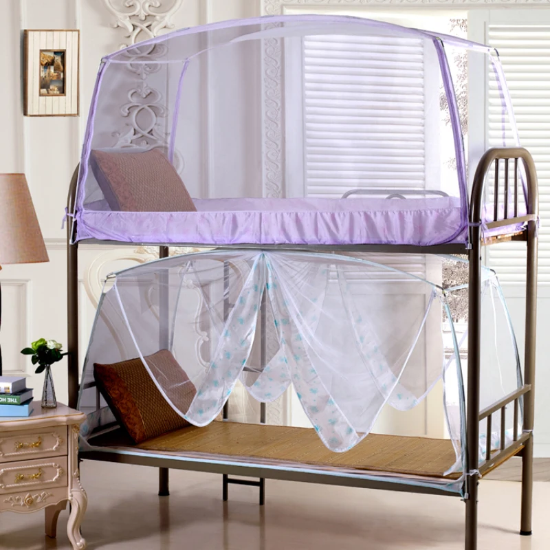 Cheapest Portable Pop up Mosquito Net Tent for Student Dorm Bunk Bed