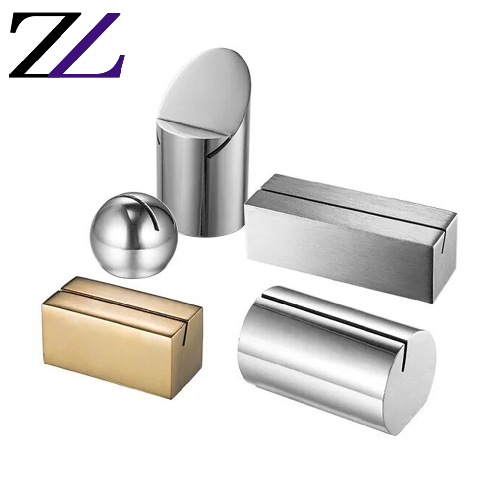 Stainless Steel Food Label Stands for Buffet Catering