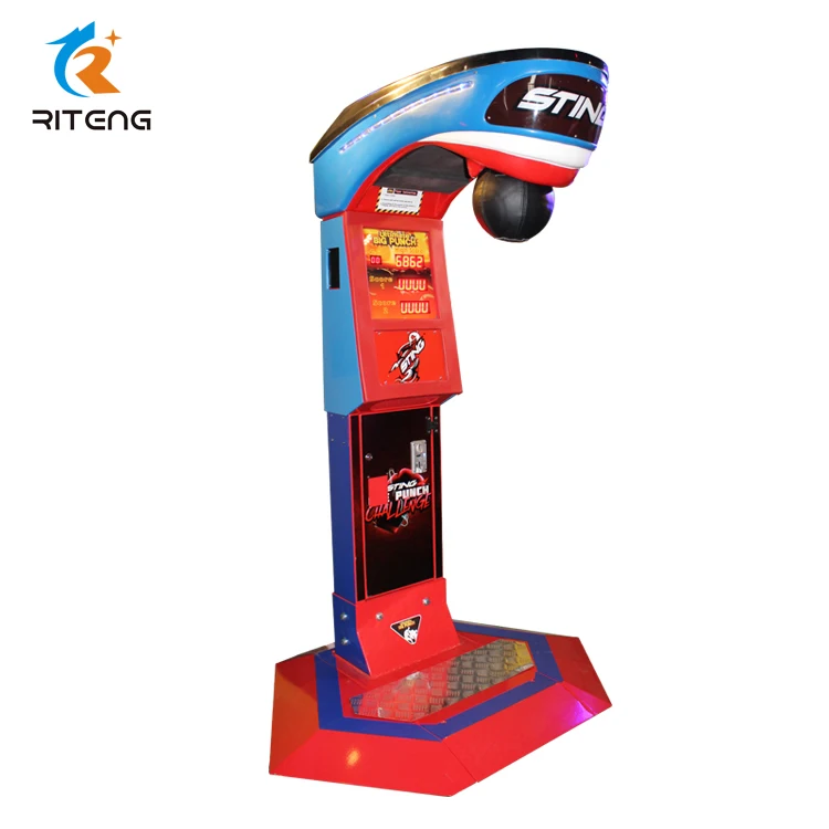 동전으로 작동되는 티켓 상환 펀칭 권투 아케이드 게임기 큰 펀칭 기계 권투 자판기 판매 Buy 펀치 기계 복싱권투 아케이드 기계권투 게임 기계 Product On