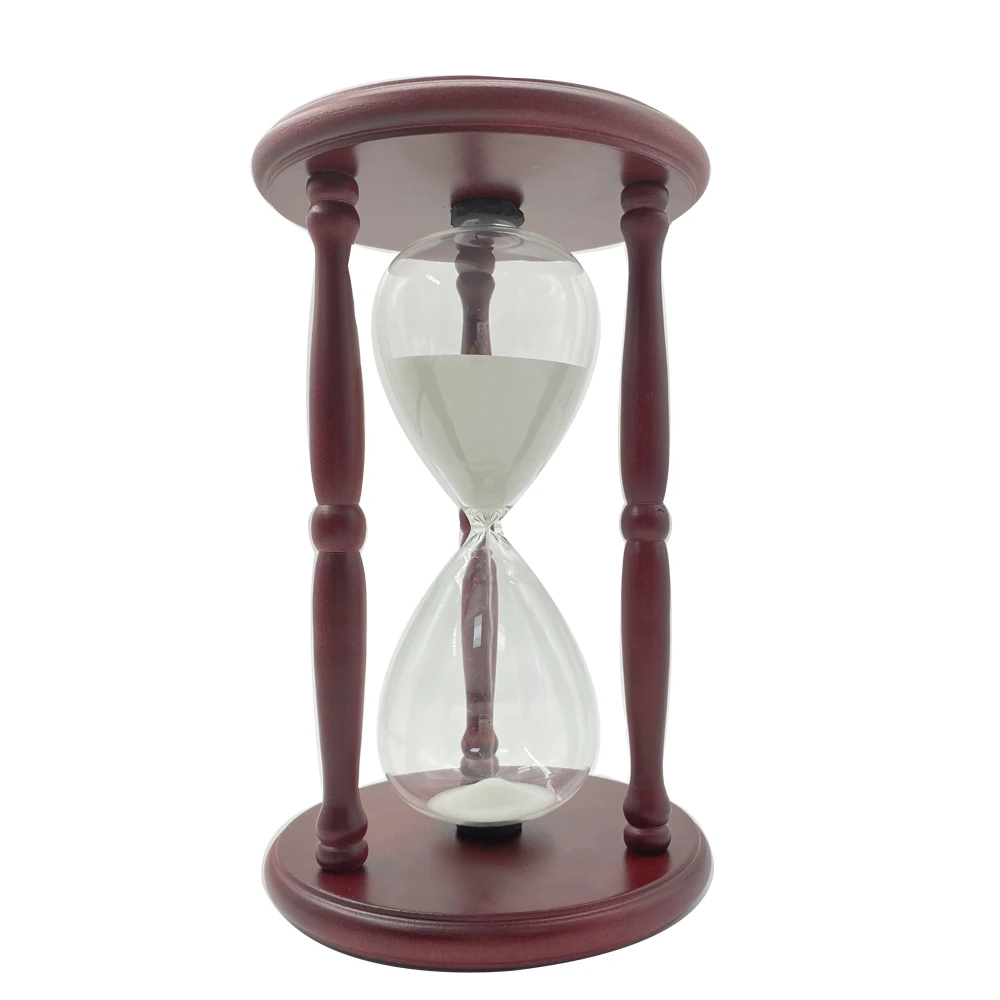 Personalized Custom Wood 30 Mins 60 Minutes Sand Timer Large Hourglass ...