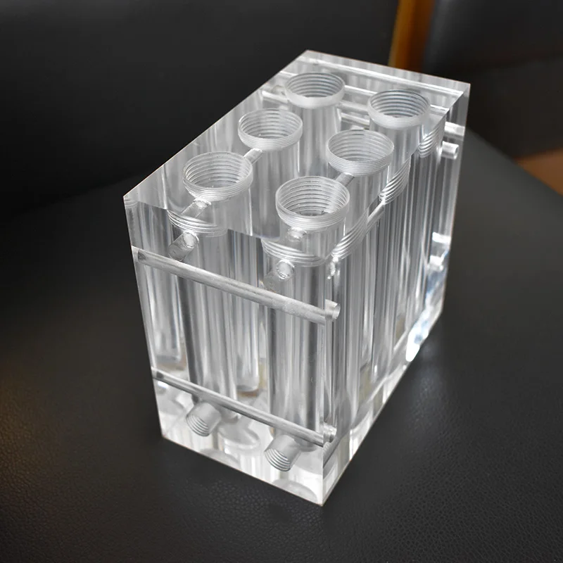 Acrylic Flow Cell - Install Sensors for Precise Measurements