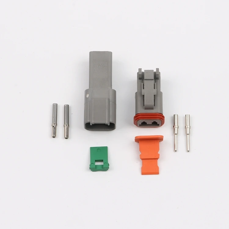 Adaptador eléctrico automotriz de 2 pines conector coche impermeable ...