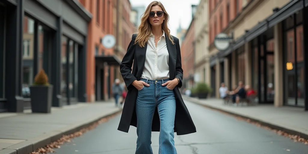 Flared Jeans Outfit 2025 – Trendy Street Style on Alibaba.com