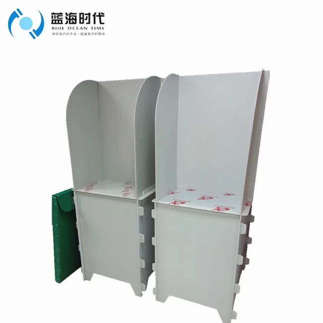 Election Plastic Corrugated Voting Booths Stand Coroplast Corflute ...