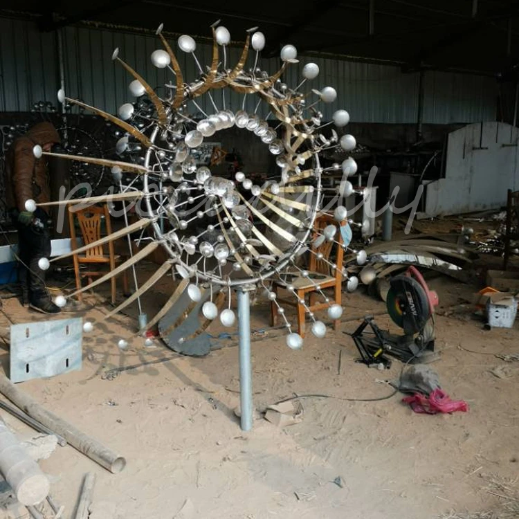 Modern Art Decoration Large 2 M Interactive Kinetic Art Sculpture For ...