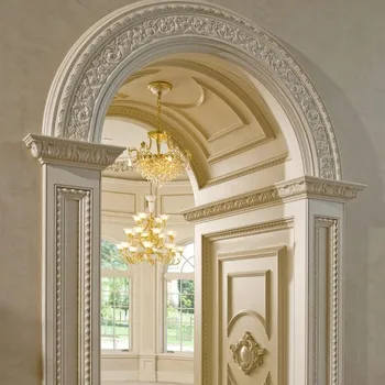 Interior Decoration Quality Door Surround Gypsum Moulding Cornice ...