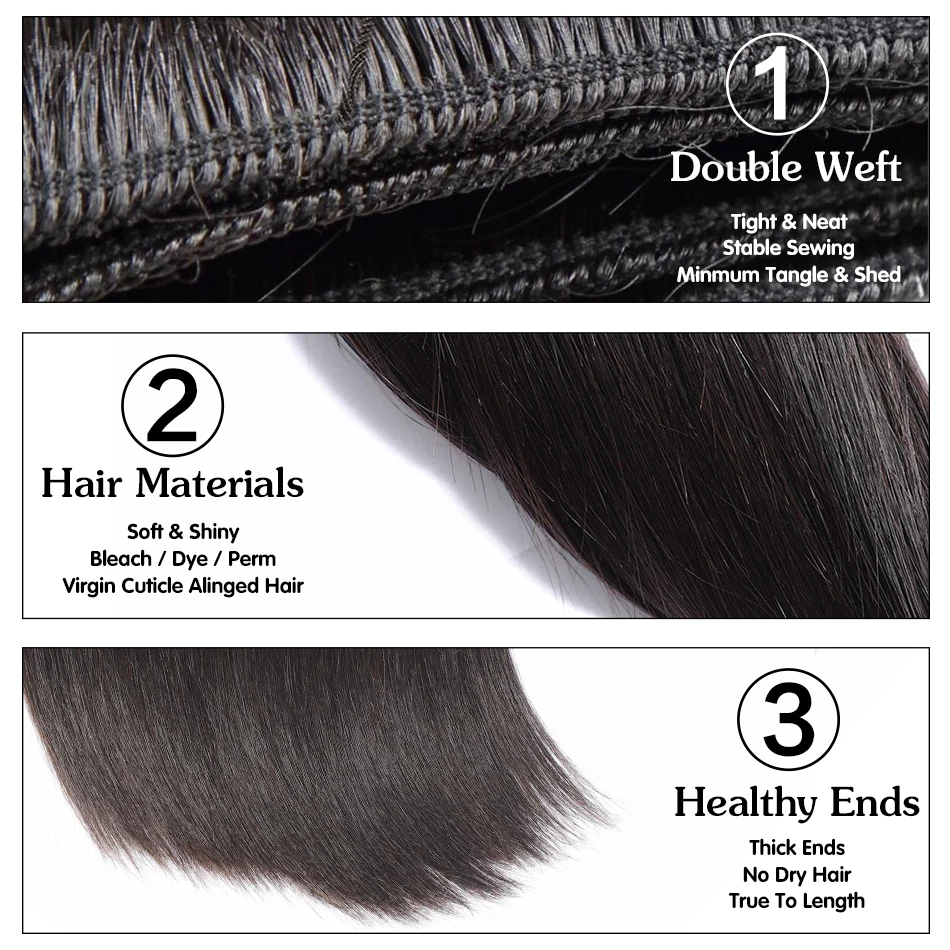 Free Sample Raw Virgin Cuticle Aligned Hair 100 Human Hair Weave