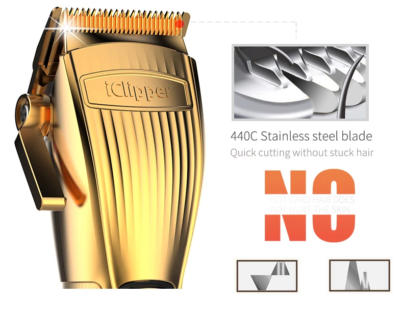 Iclipper-k32s Professional Hair Clippers for Men & Stylists