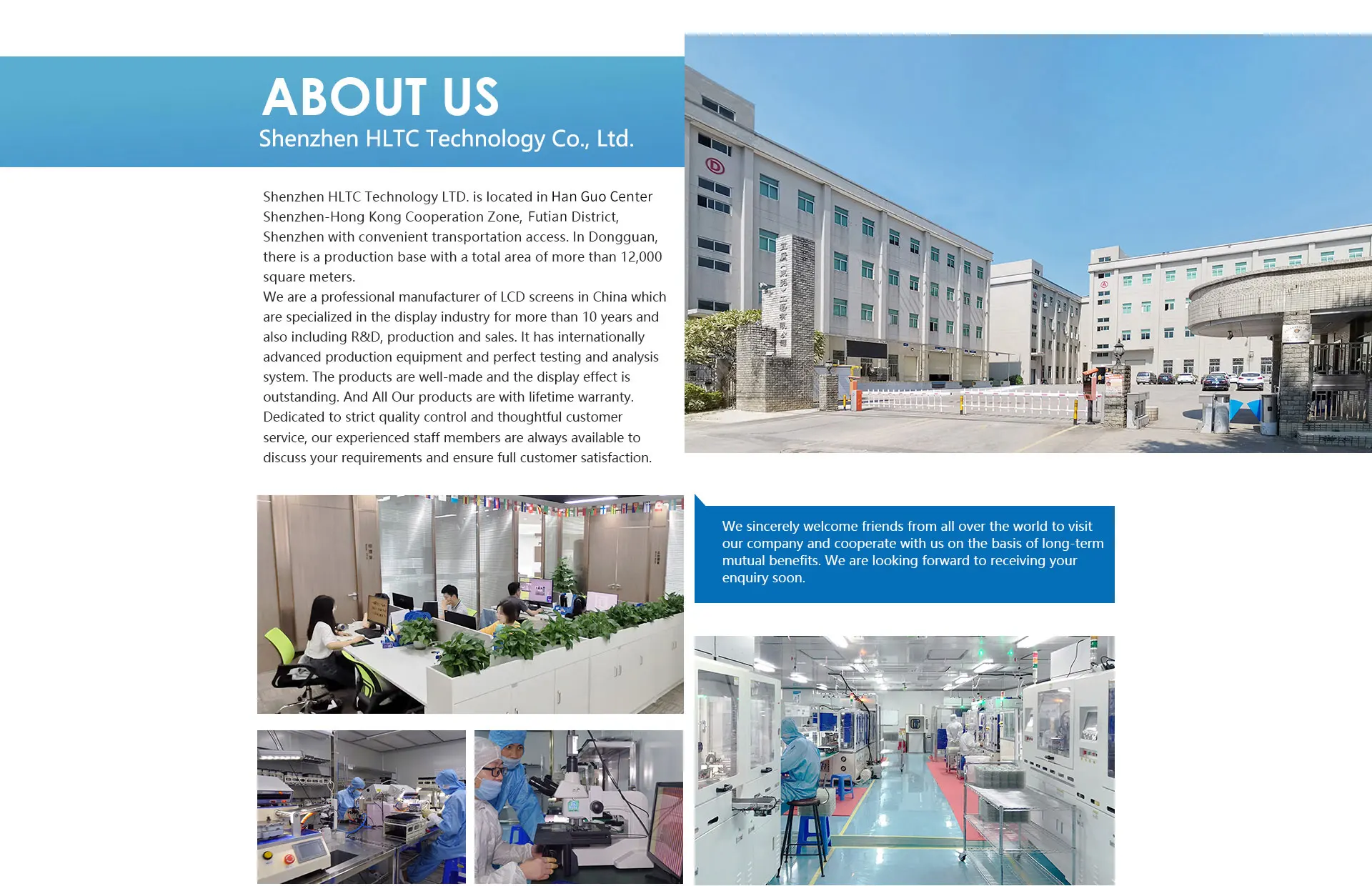Company Overview - Shenzhen Hltc Technology Ltd.