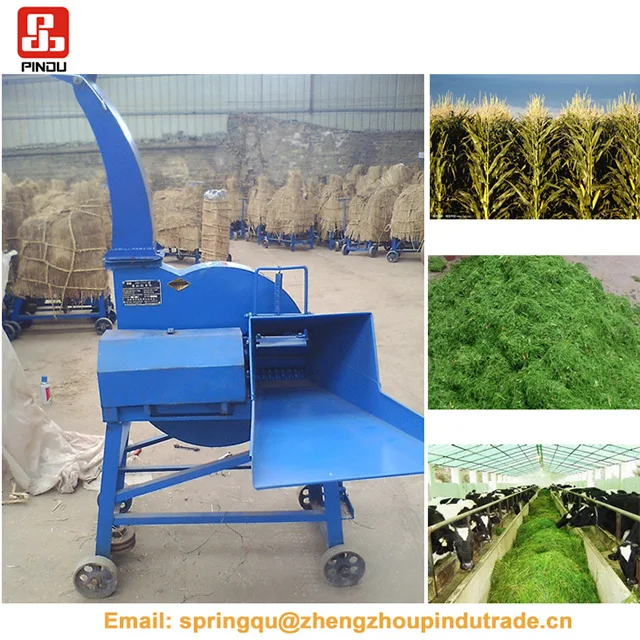 Portable rice straw grass ensilage cutter cutting machine price for hot ...