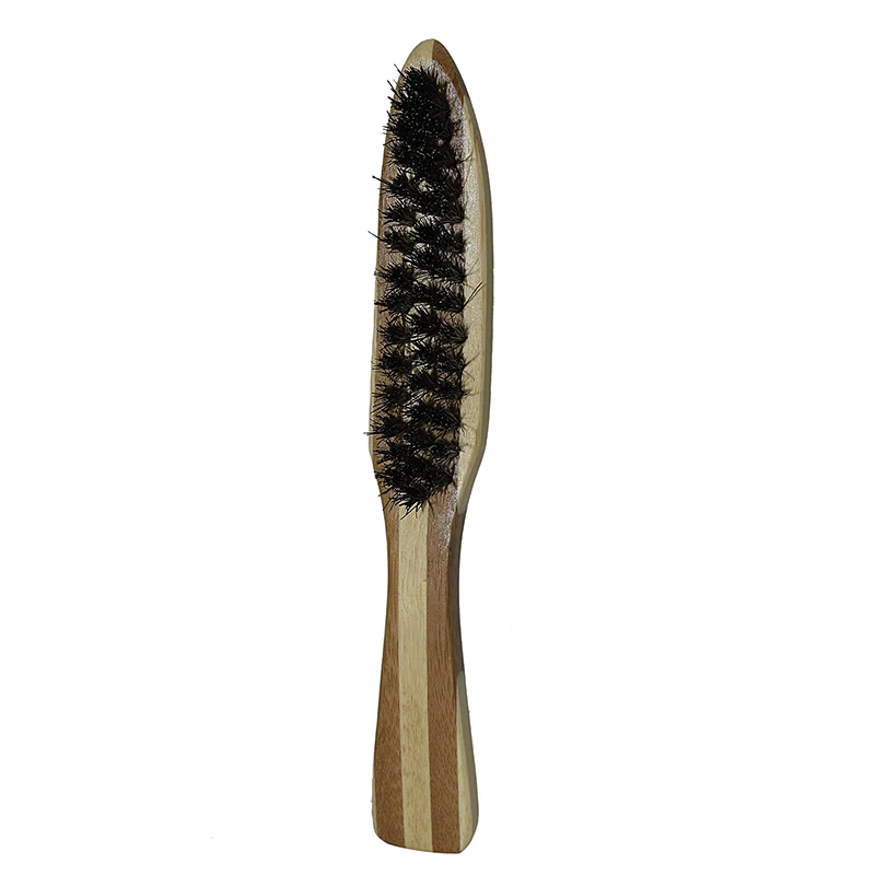 Vintage Boar Bristle Beard Mini Brush Handmade Mustache Pocket Portable ...