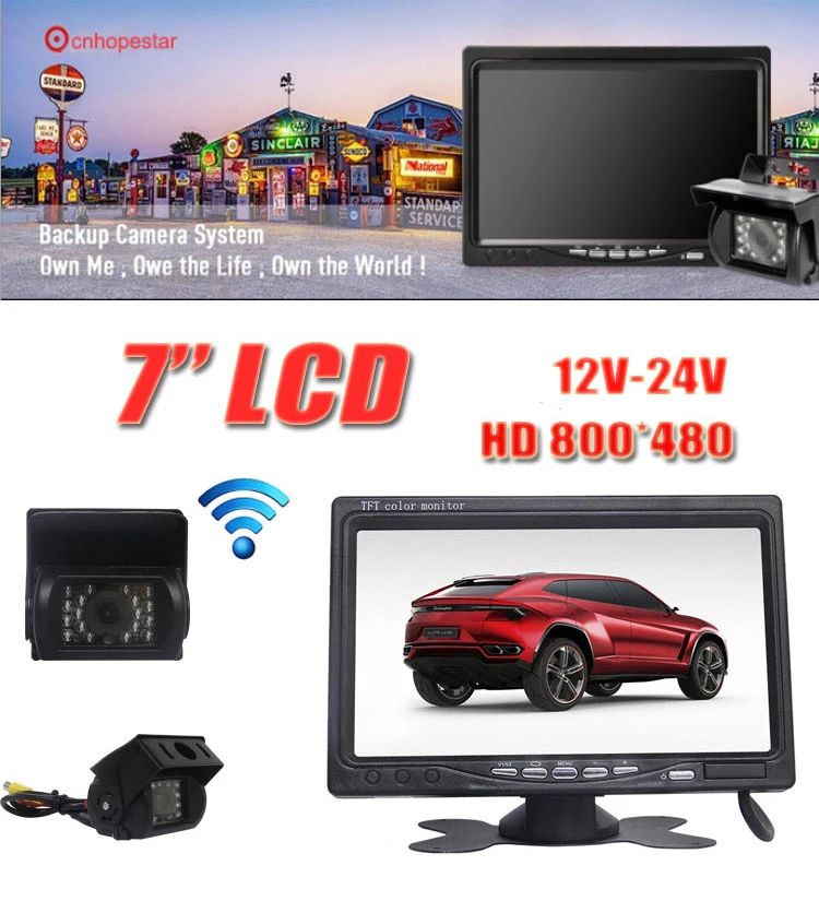 VGA AV Color TFT 7 Inch Full High-Definition DSLR LCD Monitor