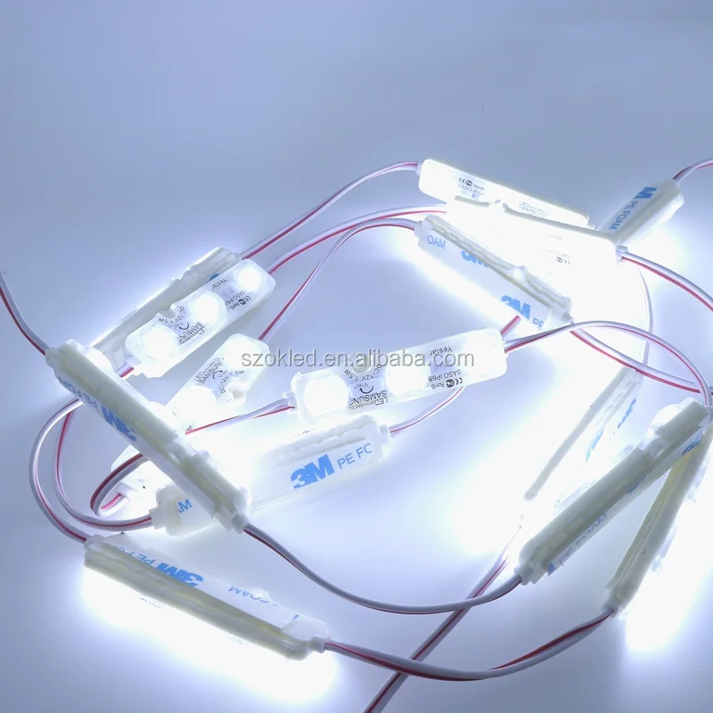 Outdoor LED Injection Module IP68 12V 1.5W 3leds SMD 5730