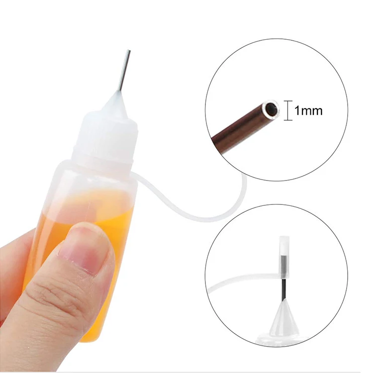 Precision Tip Applicator Bottles Translucent Bottles And Colored Tips ...