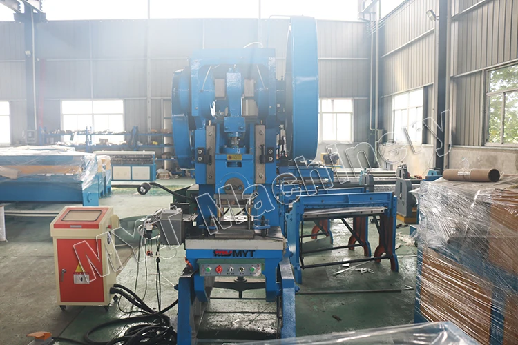 MYT Brand HVAC Duct TDF Corner Punching Machine for Sale