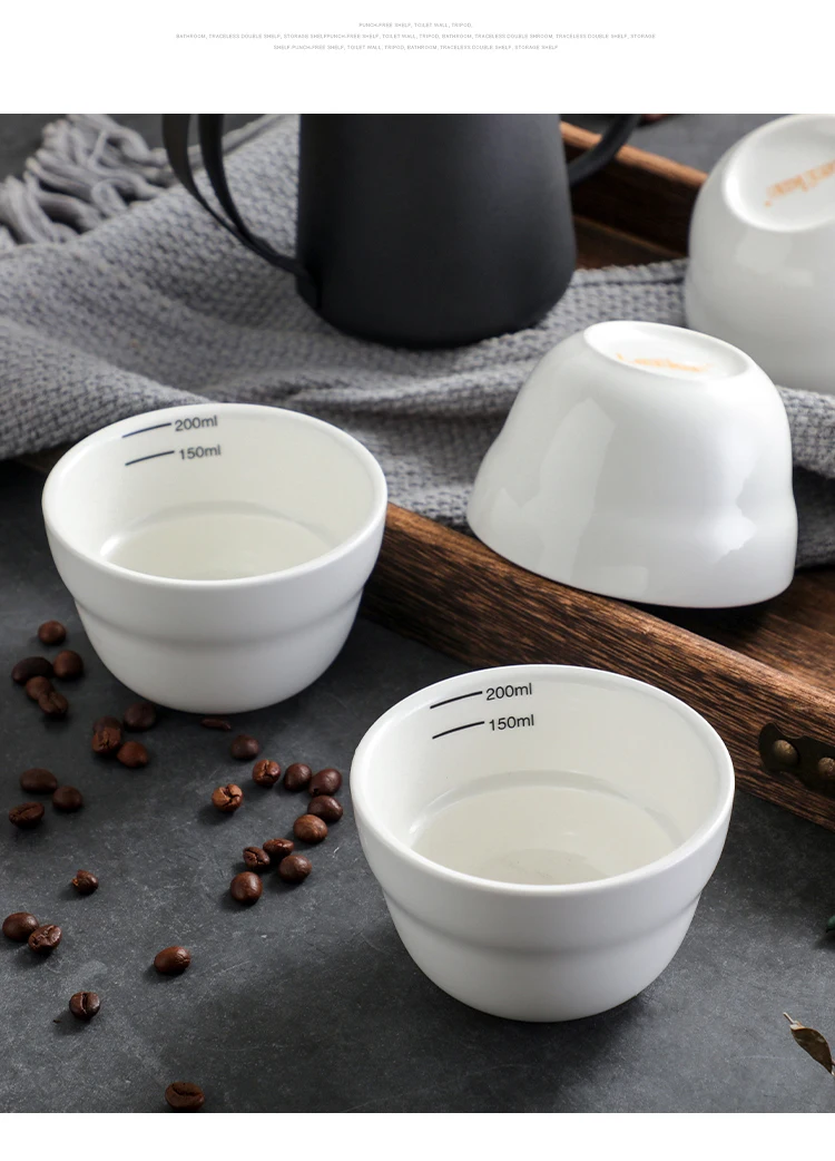 200ml Porcelain Coffee Cupping Bowl - Professional & Sustainable