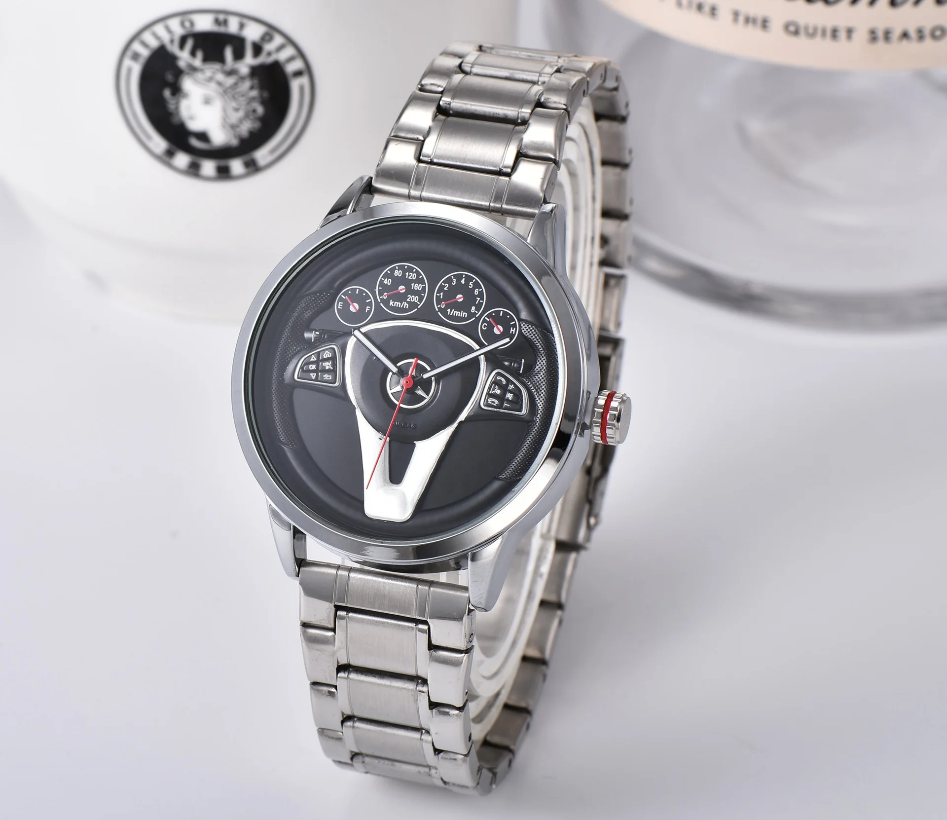 Luxury Mens Quartz Rim Watch - Car Wheel Watches Reloj