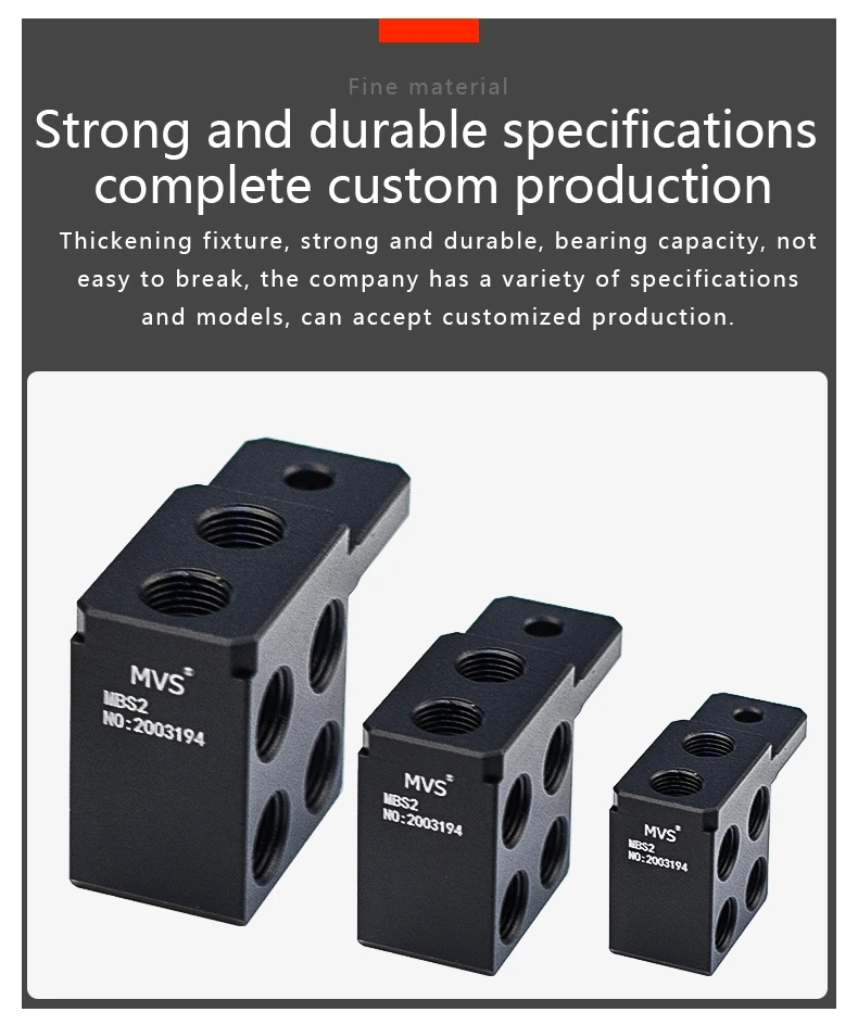 Modular Clamping System/side Manifold Block (2 Channel) With Screws ...