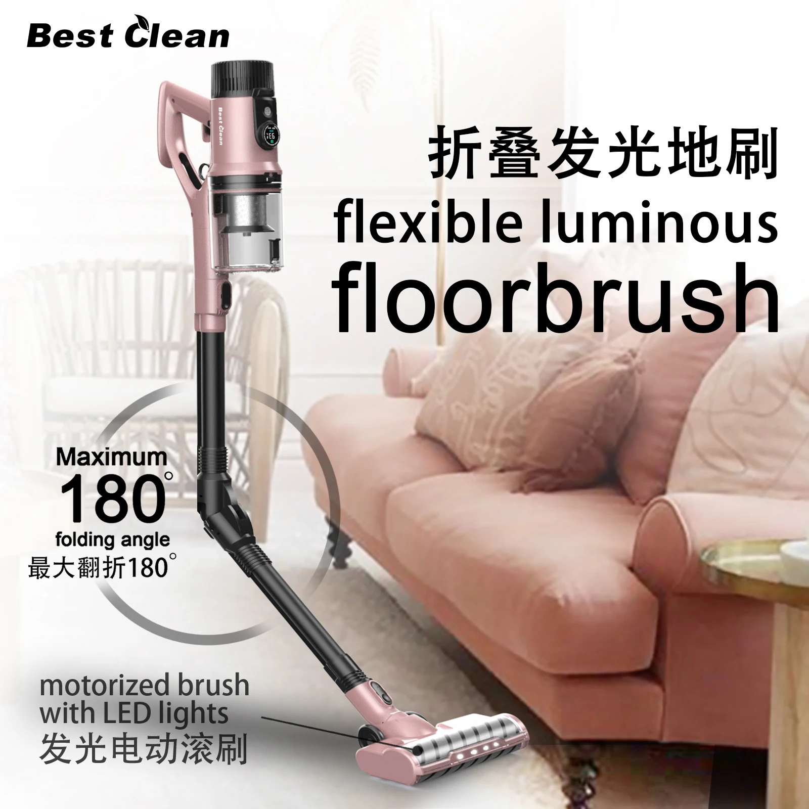 30000PA Portable Rechargeable Cordless Vacuum Cleaner