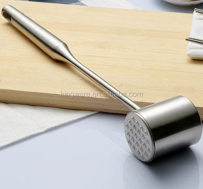 Tender Meat Hammer Kitchen Gadget Sturdy Meat Mallet Hammer Stainless ...