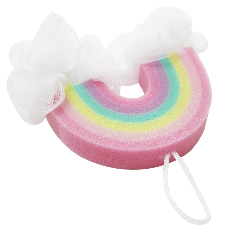Rainbow Sponge Kids Joy - Bath Shower Sponge for Face & Body