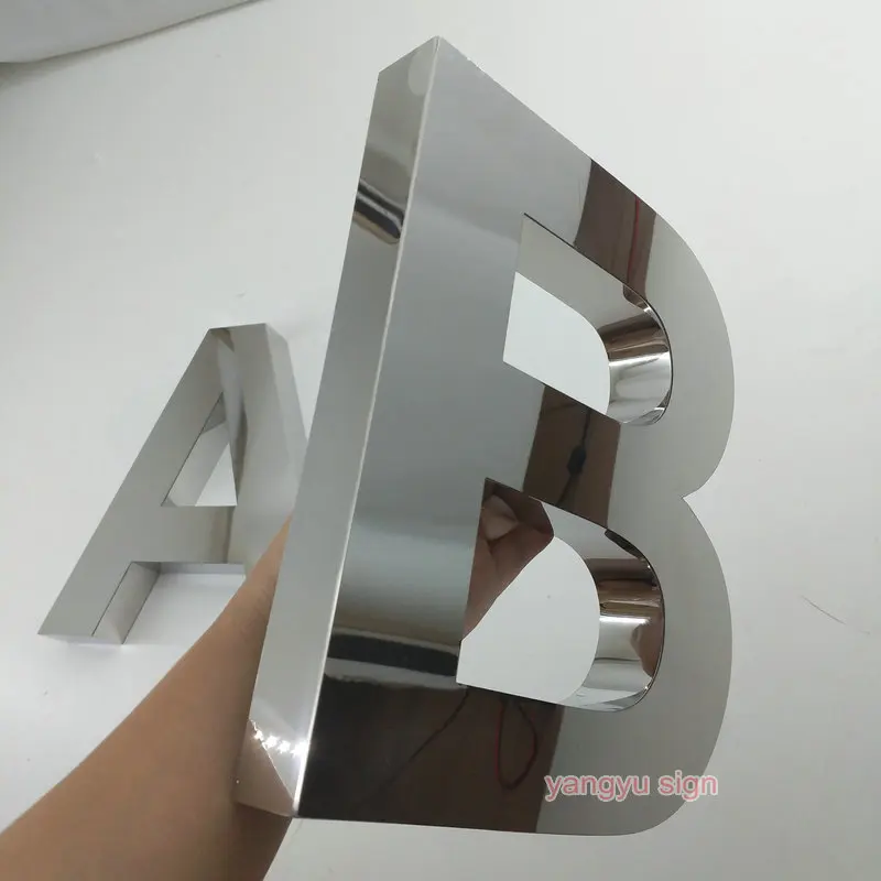 Letras de metal personalizadas para puerta, letras de acero inoxidable ...