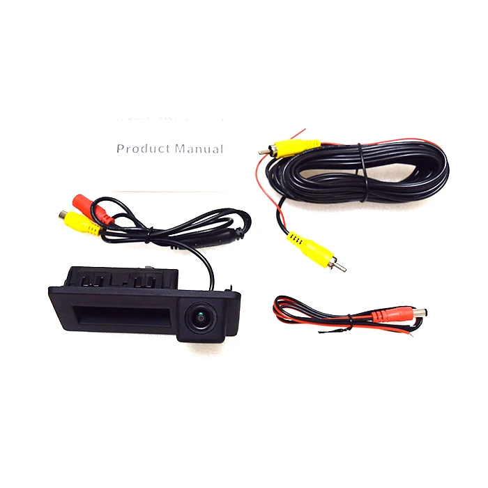 Dc 12v Waterproof Car Rear View Backup Handle Camera For Vw Passat ...