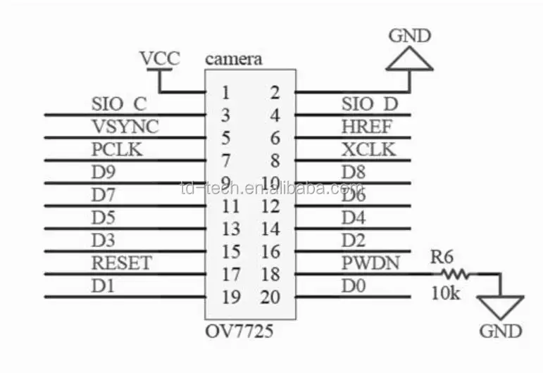 Taidacent Stm32f103 I2c Sccb Interface Rawrcgb Rgb Yuv Ycbgr 640x480 60 ...
