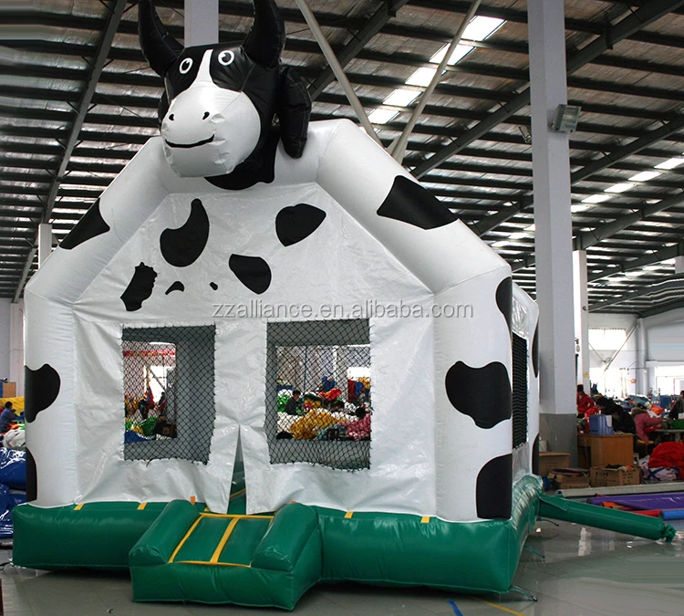 Cow Bounce House Amusement Park Bouncy Castle Inflatable Bouncer ...