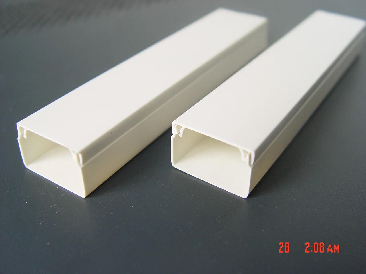 GS White PVC Wire Channels - Fire-Resistant & Customizable