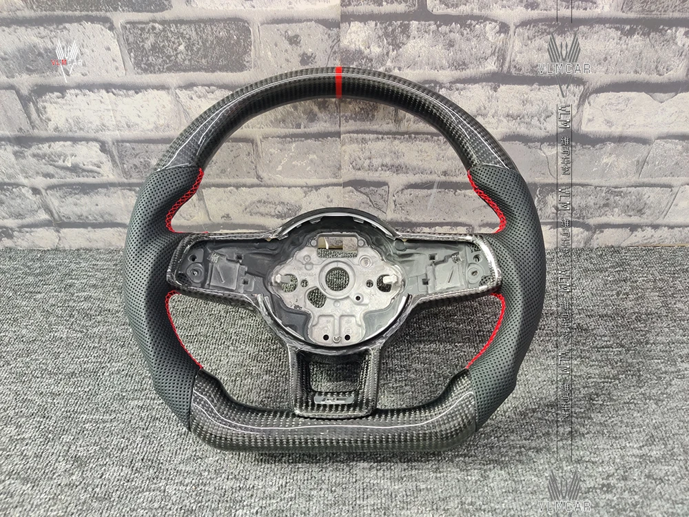 Private custom carbon fiber steering wheel for golf mk7 gti/r/r-line ...