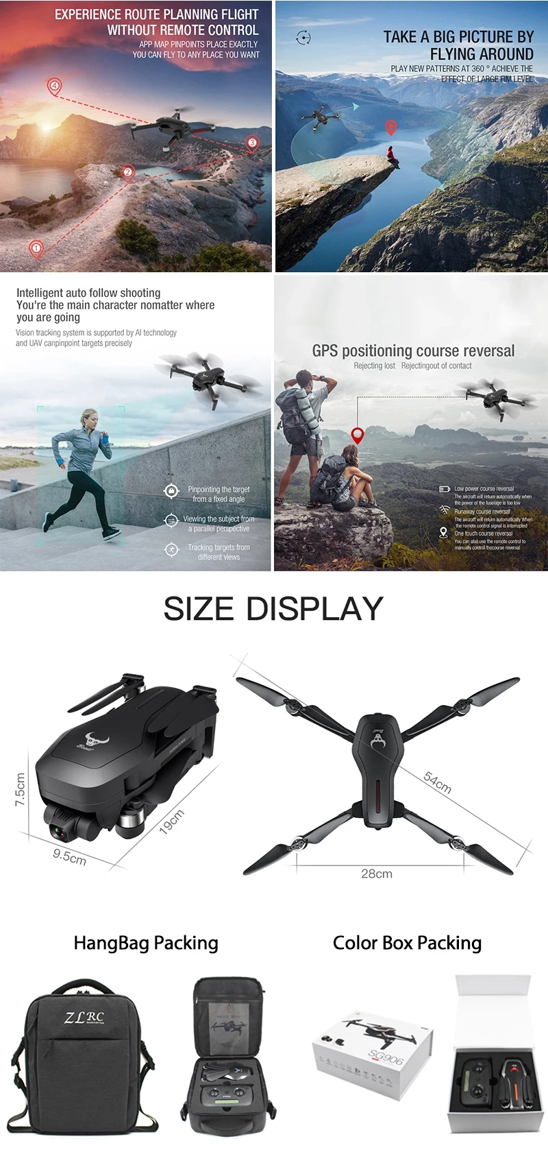Zigo Tech New Gps Brushless Models 4 Axis Rc Aerocraft Aeroplane With ...
