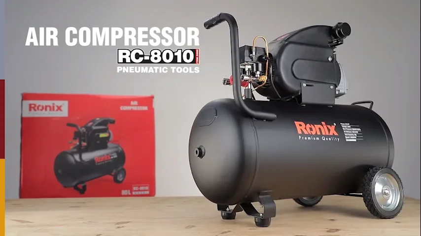 Ronix Rc-8010 80l 2.5hp Industrial Air Compressor,Air Compressor Price - Buy Industrial Air ...