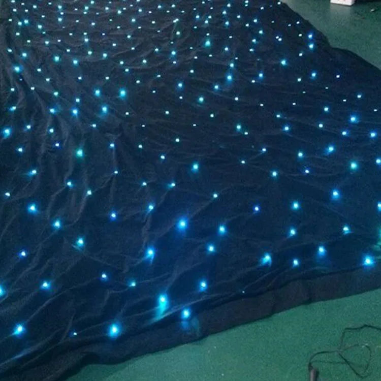 Led Star Backdrop Rgbw Led Star Cloth Dmx Control Led Star Curtain For ...